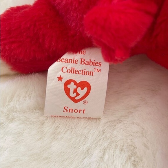 Ty | Toys | Snort Vtg Ty Original Beanie Babies Snort The Red Bull ...